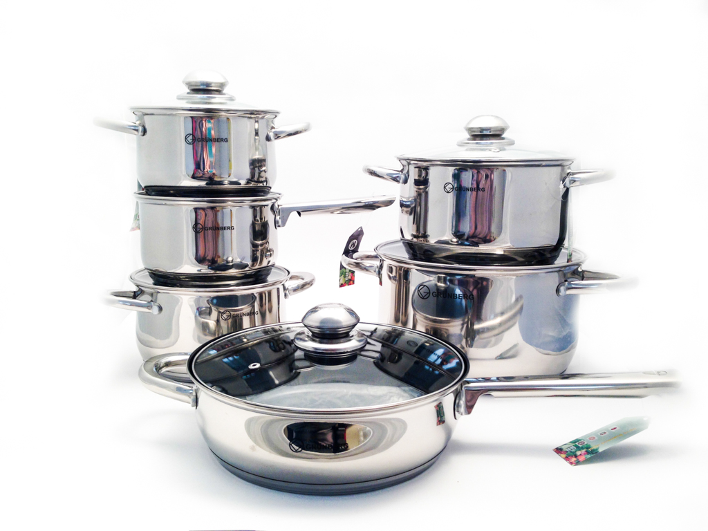 Set oale inox grunberg 12 piese Grunberg GR-1513 - Reduceri Non Stop